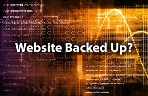 Why You Need To Backup Your Website Mystique Brand Communications