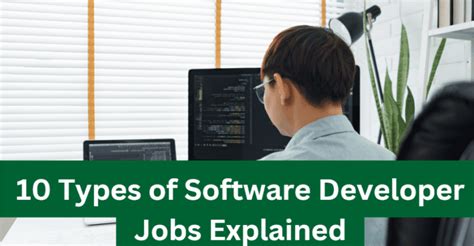 10 Types Of Software Developer Jobs Explained