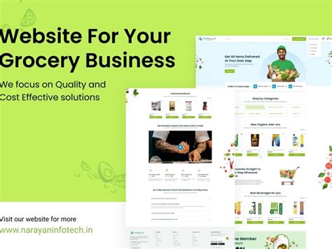 A Web App Developed In Laravel Or Custom Php Code For Your Grocery