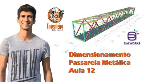 Dimensionamento de Passarela Metálica AULA 12 YouTube