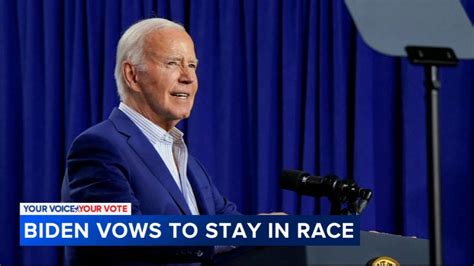 President Joe Biden Vows To Stay In Race Told Governors He Had Medical