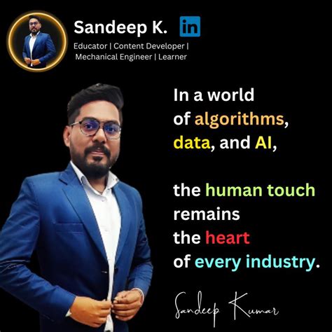 sandeep k on linkedin agree