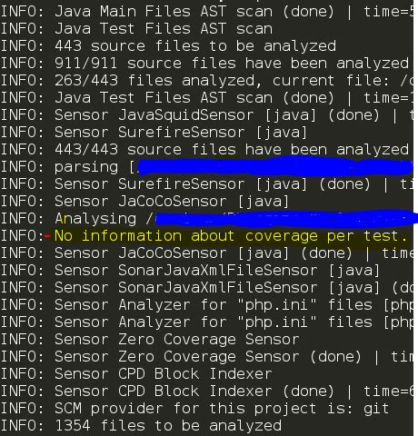 SonarQube Coverage Per Test Information With ANT SonarQube Server Community Build Sonar