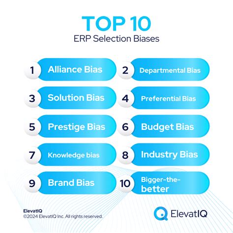 Top 10 Erp Selection Biases