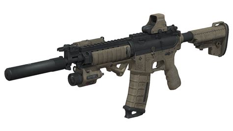 Second Life Marketplace Mk18 Scripted M4 Tactical 100 Mesh Assault Rifle Elite Special Forces