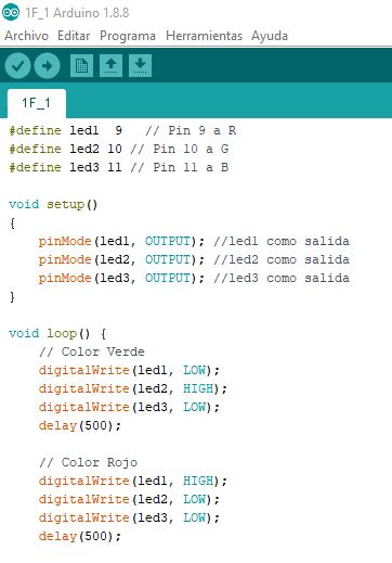 Empezando Con Arduino 1f Led Rgb— Techmake Solutions