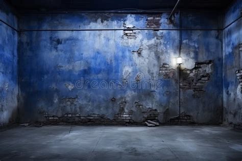 Dark Concreate And Cement Wall To Present Product And Background Stock