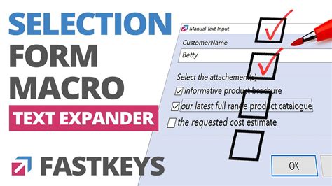Selection Forms Text Expander Streamline Workflow And Boost