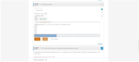 Solved Challenge Activity Math Functions Chegg
