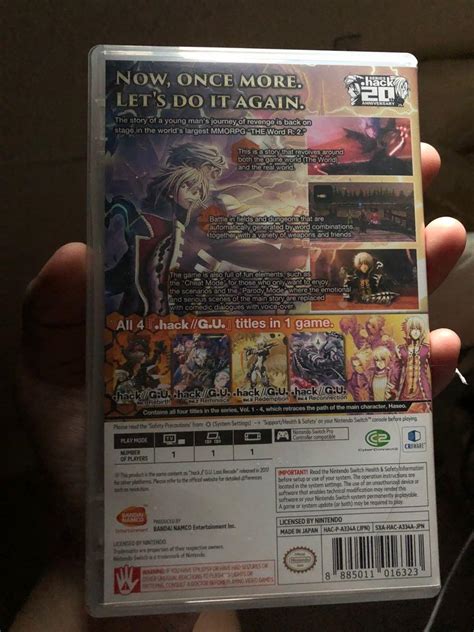 Dot Hack Gu Last Recode Video Gaming Video Games Nintendo On Carousell
