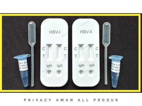 Alat Test Darah Herpes Simplex HSV I Dan HSV II Lazada Indonesia