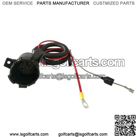 Club Car Precedent 48 Volt Golf Cart Dc Charger Plug Receptacle 48v