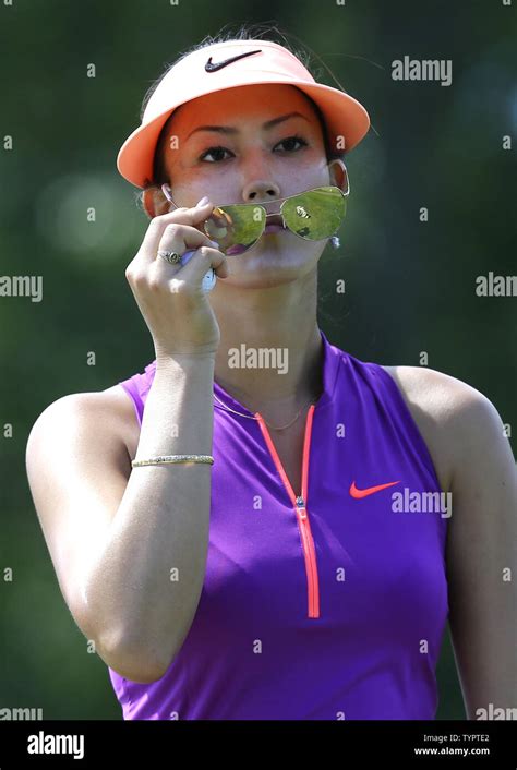 Michelle Wie Walks To The 10th Fairway In The Final Round Of The Kpmg