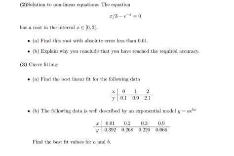 Solved Hi I Need Help With Some Problems In Numerical Chegg Com