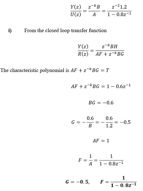 Digital Control Sample Homework