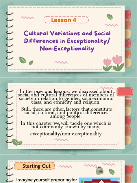 Ucsp 11 12 Q1 0104 Cultural Variations And Social Differences In Disability Exceptionality