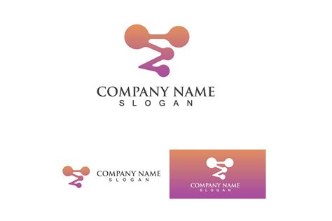 Molecule Dna Logo Template Vector Illus Graphic By Alby No · Creative