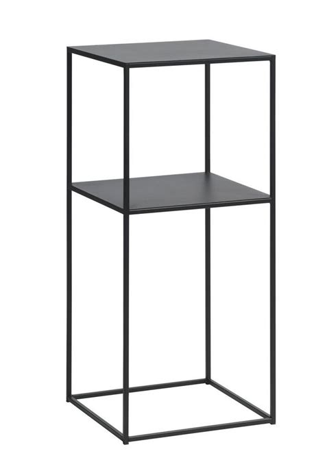 Möbelando Beistelltisch Pebble Bht 35x80x35 Cm Aus Metall In Schwarz