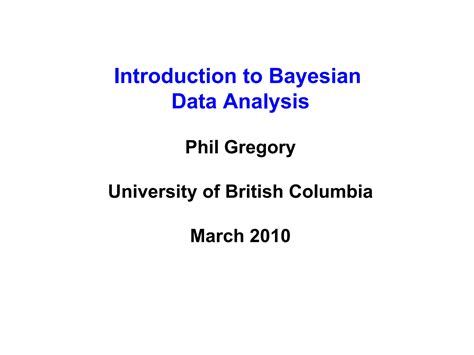 SOLUTION: Introduction to bayesian data analysis - Studypool