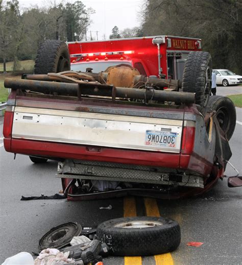One Injured In Highway 97 Rollover Accident