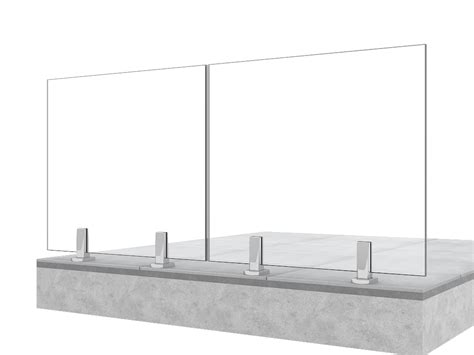 Glassfit Surface Glass Railing Of Norway