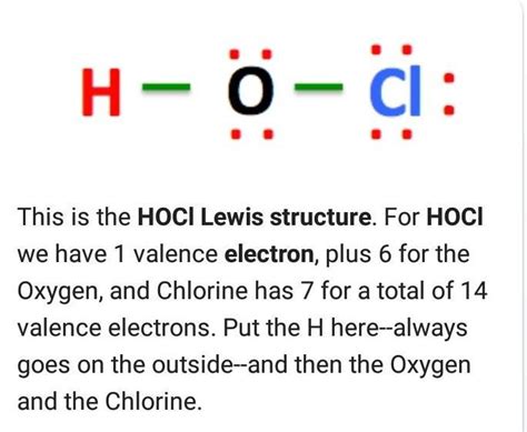 Hocl Vs Hclo Lewis Structure