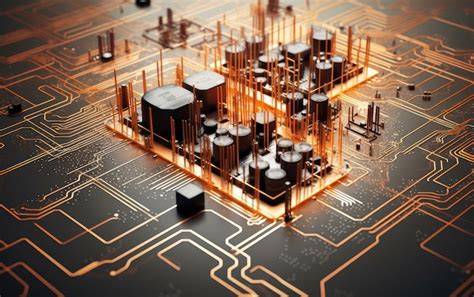 Premium Photo Intricacies Of A Circuit Board Electric Network