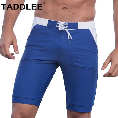 Taddlee Brand Mens Swimwear Swimming Boxer Trunks Big Size Xxl