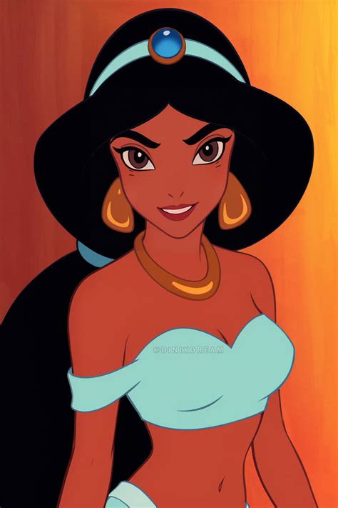 Jasmine Aladdin Disney Princess By Biknudart On Deviantart