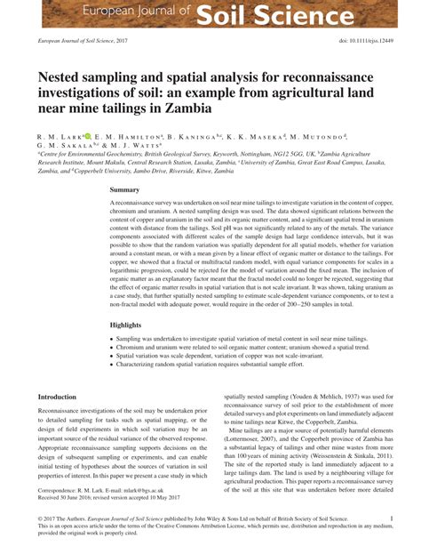 Pdf Nested Sampling And Spatial Analysis For Reconnaissance
