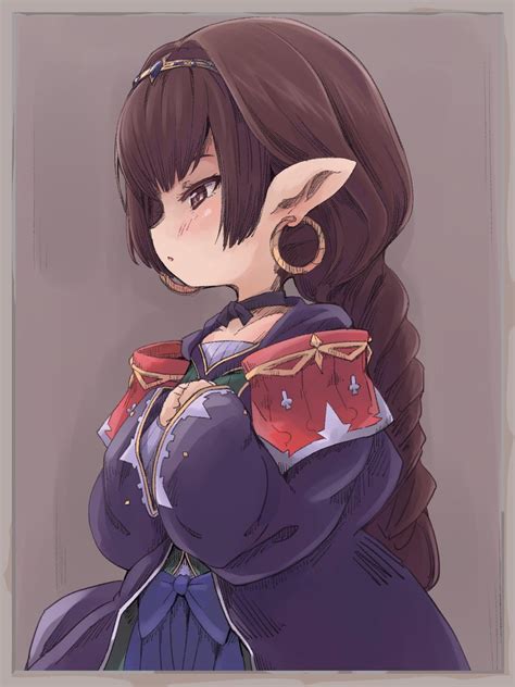 グラブル「ハーゼリーラちゃん グラブル 」こはくqskeb作業中のイラスト