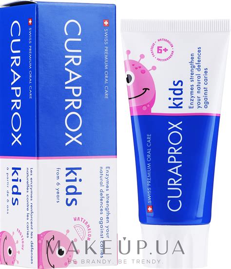 Детская паста со вкусом арбуза, с фтором - Curaprox For Kids Toothpaste ...