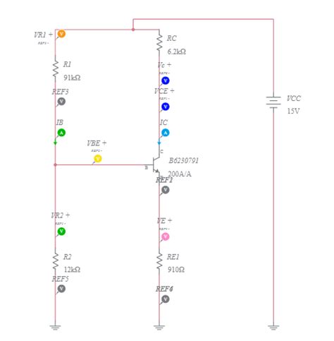 1 Voltage Divider Bias Multisim Live