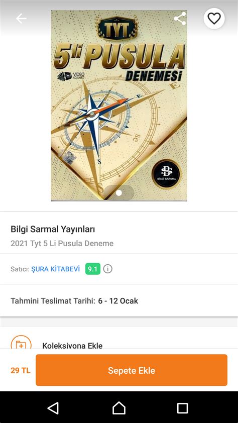 Bilgi sarmal tyt pusula deneme DonanımHaber Forum