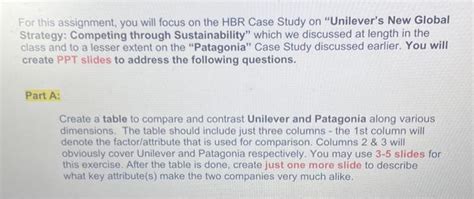 For This Assignment You Will Focus On The Hbr Case