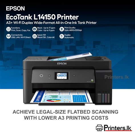 Epson L14150 Ecotank A3 Ink Tank Printer