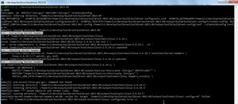 【已解决】cygwin下编译buildroot在installing Kernel Headers期间出错：makefile1444