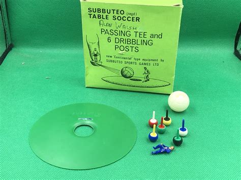 Subbuteo Set ‘passing Tee And 6 Dribbling Posts C126 The Old Subbuteo Shop Subbuteolab Torino