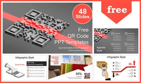 QR Code Scanning PowerPoint Templates For Free Powerpoint Coding Powerpoint Templates