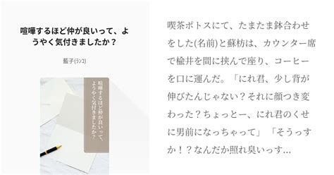 7 喧嘩するほど仲が良いって、ようやく気付きましたか？ ウィンドブレイカー夢シリーズ 藍子ﾗ Pixiv
