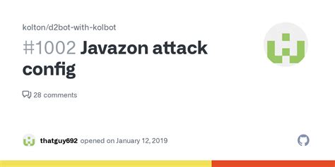 Javazon Attack Config · Issue 1002 · Koltond2bot With Kolbot · Github