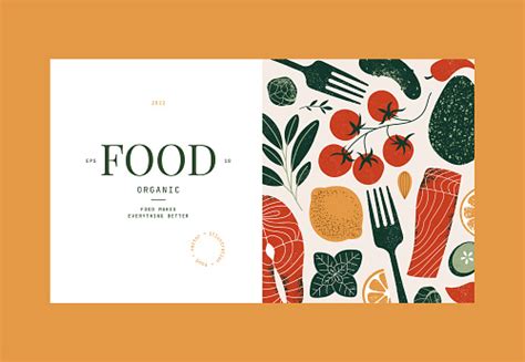 건강한 음식 디자인 템플릿입니다 야채와 함께 도마에 연어 벡터 일러스트 레이 션입니다 개념에 대한 스톡 벡터 아트 및 기타 이미지 개념 건강한 생활방식 건강한 식생활