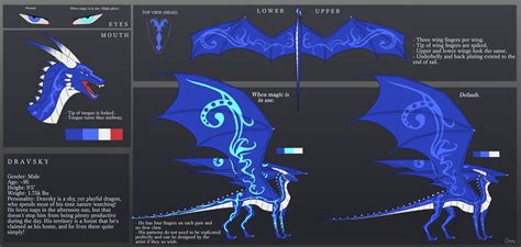 Dravsky Ref Sheet Commission By Velthir On Deviantart