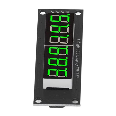 Amazon Com 0 36 Inch LED Display Digital Tube Module Common Anode TM1637 Drive Chip Tube 6