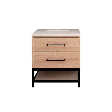 Mebo Victoria Wall Mounted Vanity With Reinforced Acrylic Sink And Rack