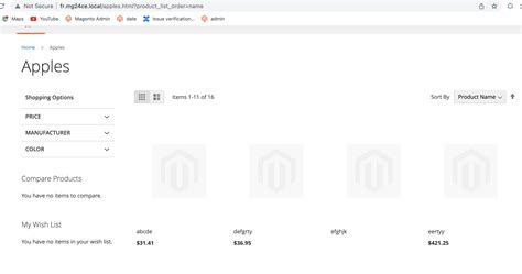 Product Name Wise Sorting Not Working · Issue 36076 · Magentomagento2 · Github