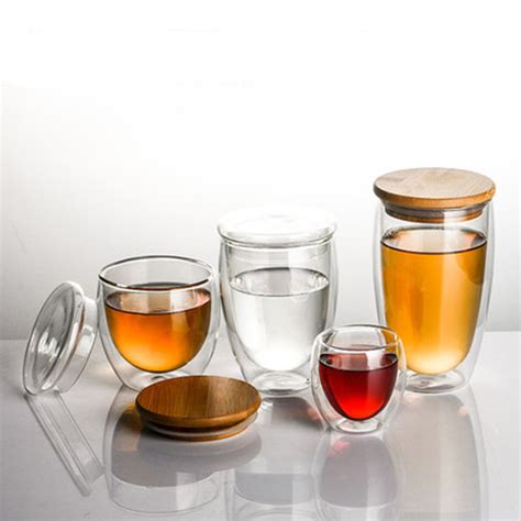 Hot Sale Heat Resisting Borosilicate Clear Glass Double Wall Glass