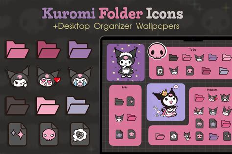 Hello Kitty Folder Icons Sanrio Mac Folder Icons Aesthetic Free