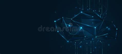 Cloud Computing Technology Background Connections Data And Storage Data On Cloud Tech Event