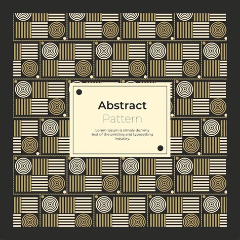 Premium Vector Abstract Simple Geometric Vector Seamless Pattern With